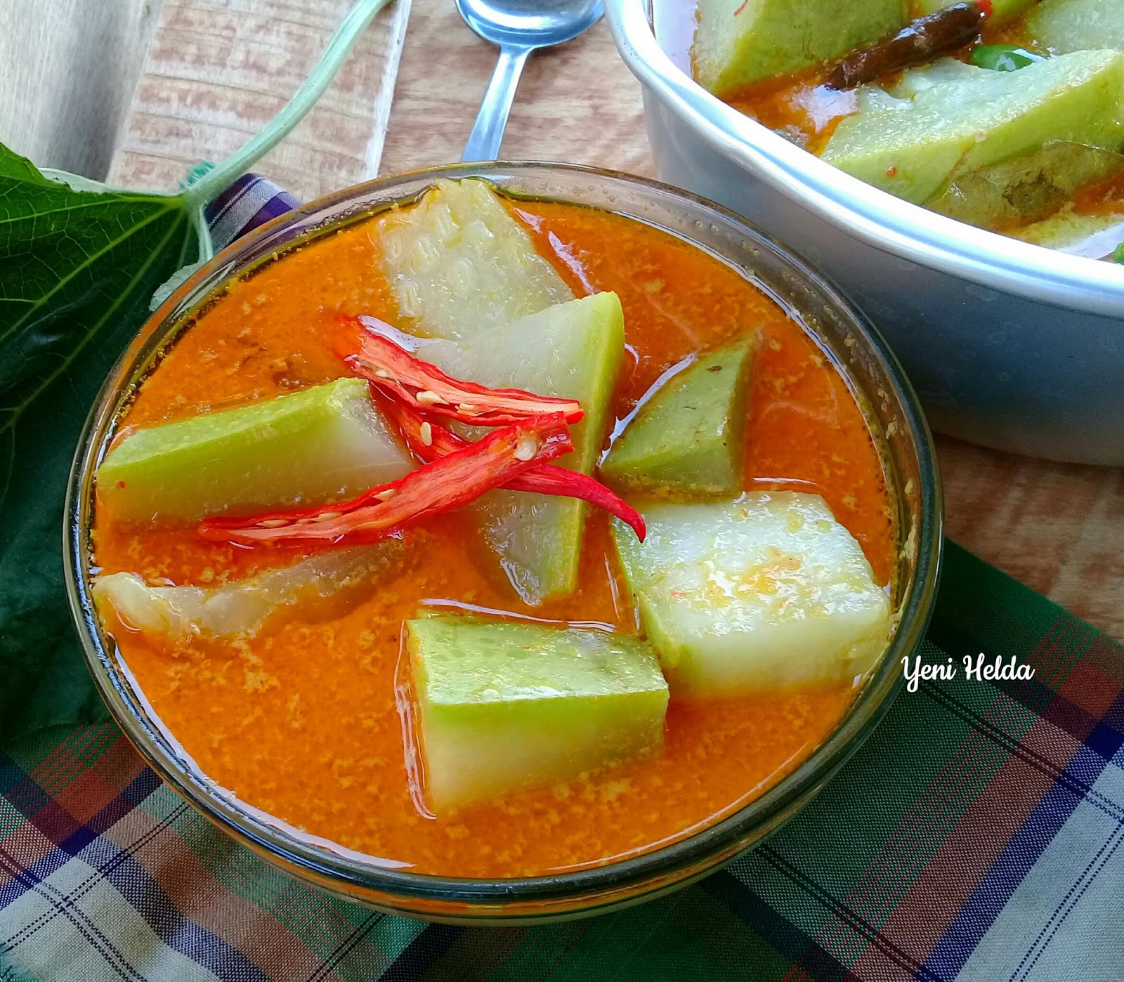 Sayur labu air dengan kuah santan yang enak dan gurih - Yeni helda.com