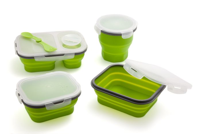 L'hora del tàper: Tuppers de silicona plegables, via La Vanguardia