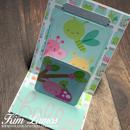 Pink Zebra Paper Creations: Hello Bug Double Easel Card