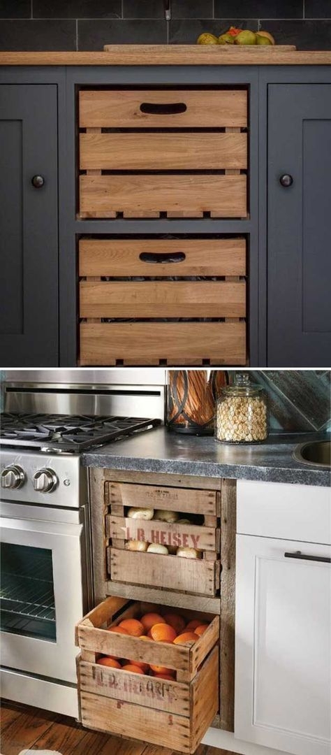 27 Traditional kitchen Storage And Cabinet Ideas With Pantry Built Into ...