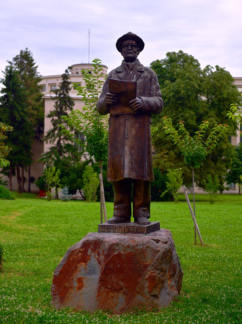 Novi Sad : Novi Sad, Vasa Stajić, spomenik #novisad