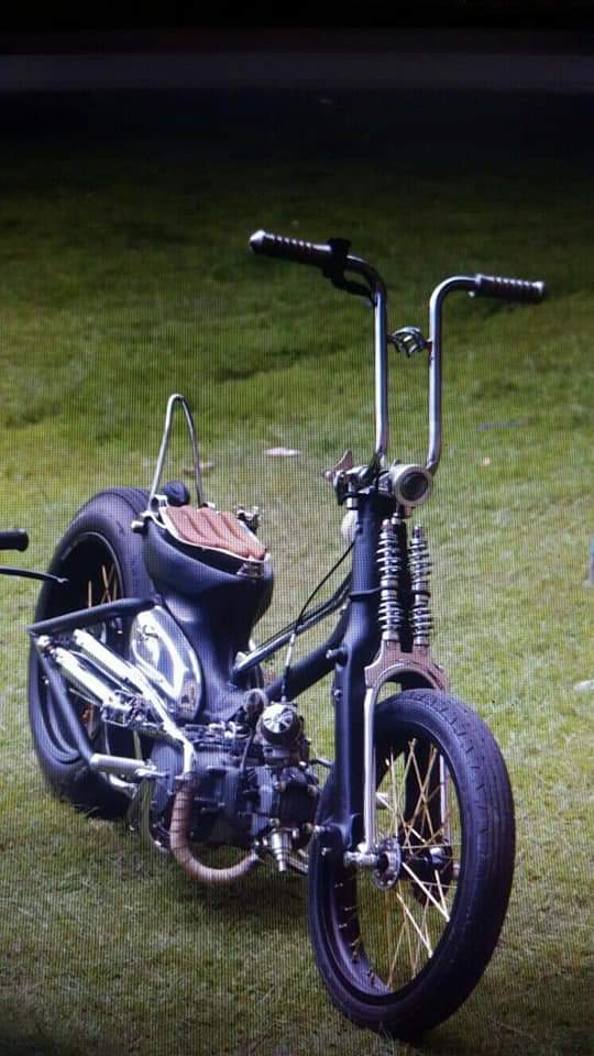 Kustom Honda CUB Chopper Small cc Big impact - LAPAK MOBIL DAN MOTOR BEKAS