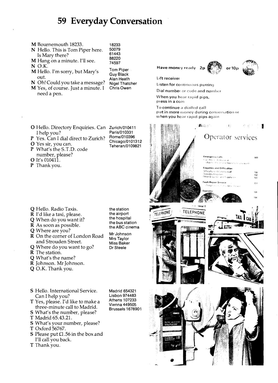Unit 59: Everyday Conversation - Streamline English Departures