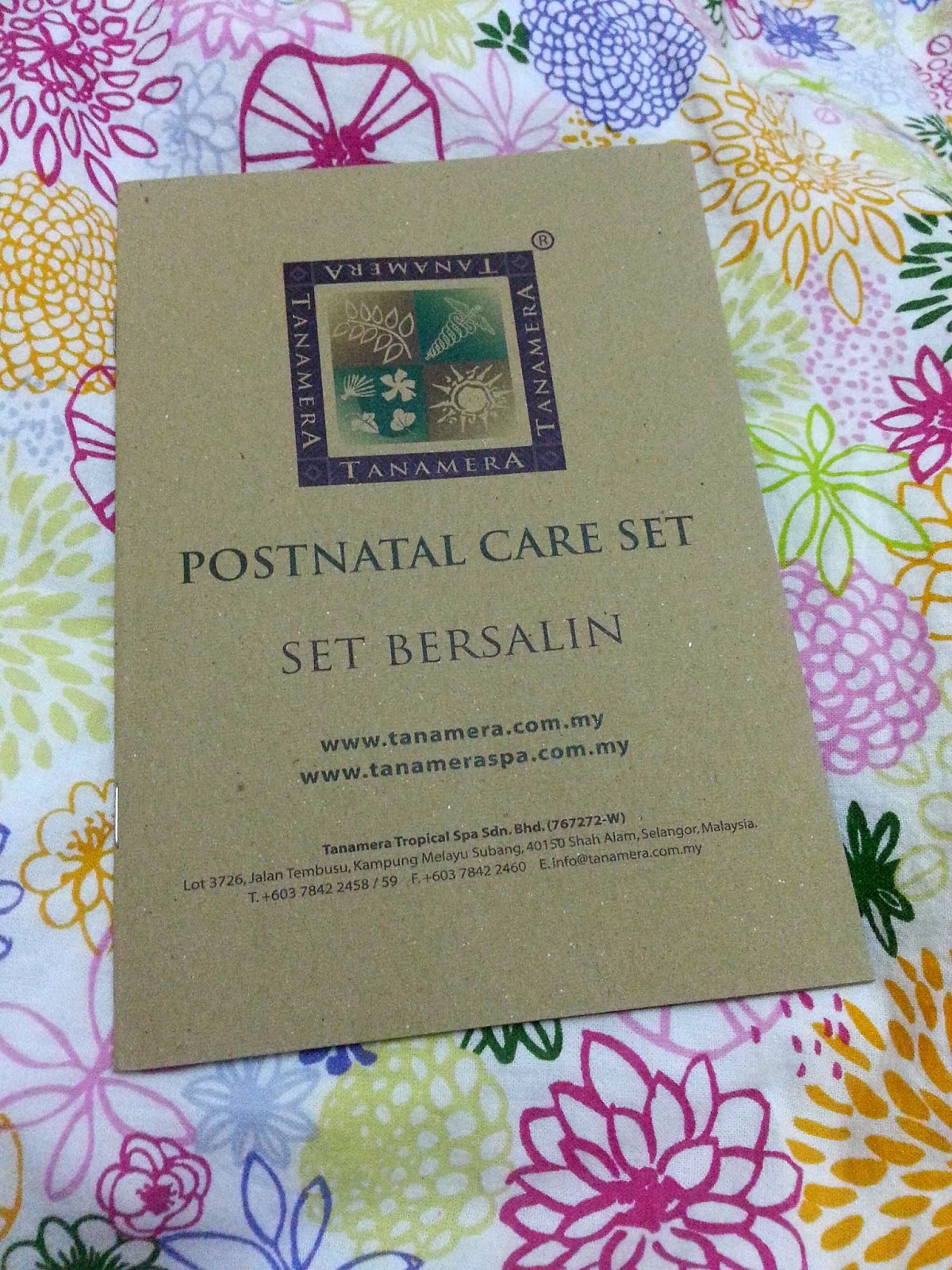 ~Angelic Celestial M~: Tanamera Postnatal Care Set