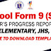 SCHOOL FORM 9 (SF9) Free to Download Templates - ES, JHS, SHS - DepEd Click