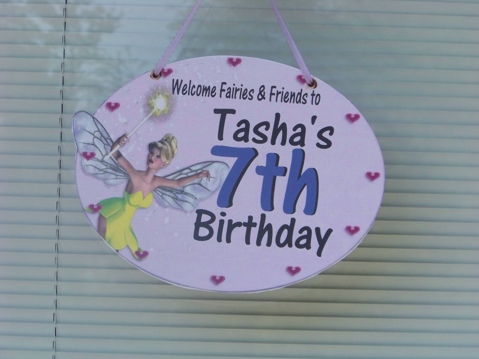 Tinkerbell Fairy Door Welcome Sign