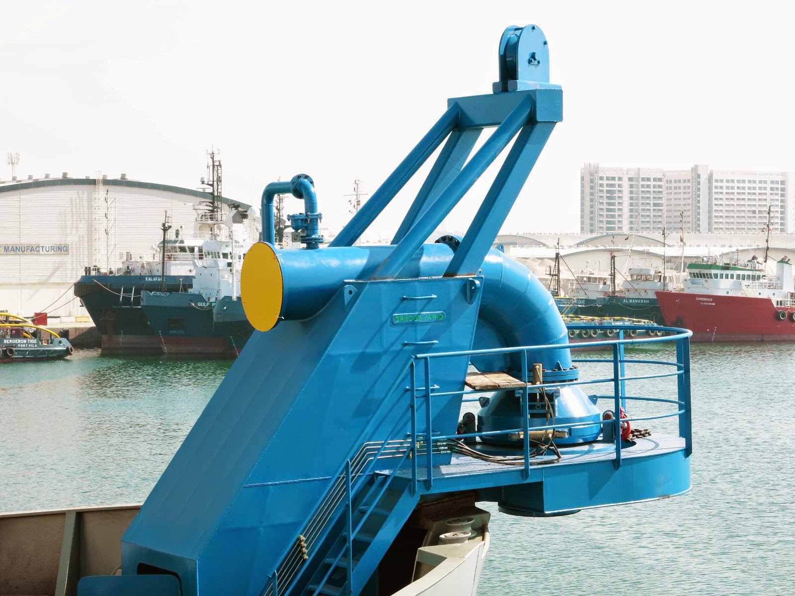 Dredge Yard: DREDGE YARD delivers dredge equipment for upgrading two TSHD