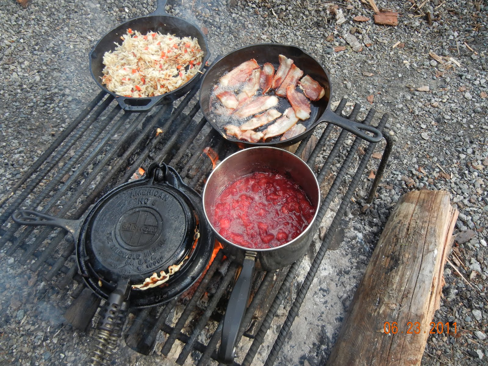 Red Maple Farm: Waffle Stomping Fire Roasted Vertical Breakfast