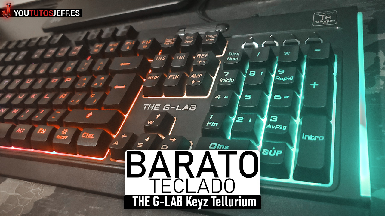 Teclado Gaming Barato, THE G-LAB Keyz Tellurium Review Español