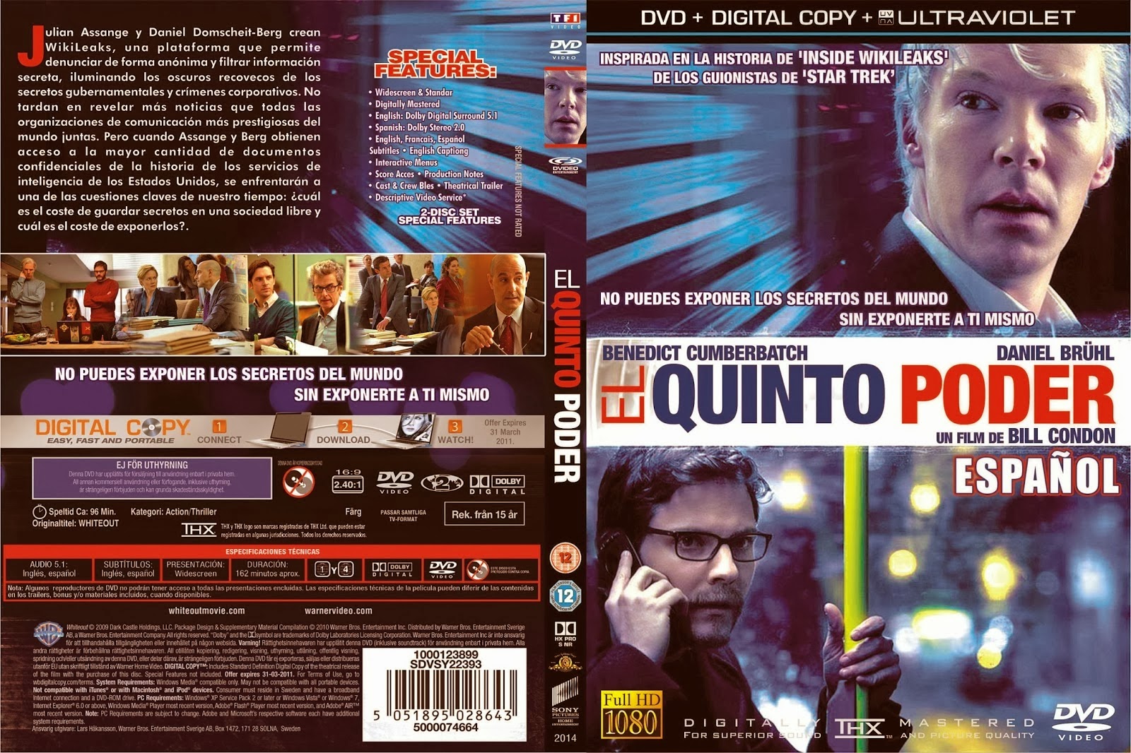 ELCINEENSUSMANOS: EL QUINTO PODER (THRILLER)