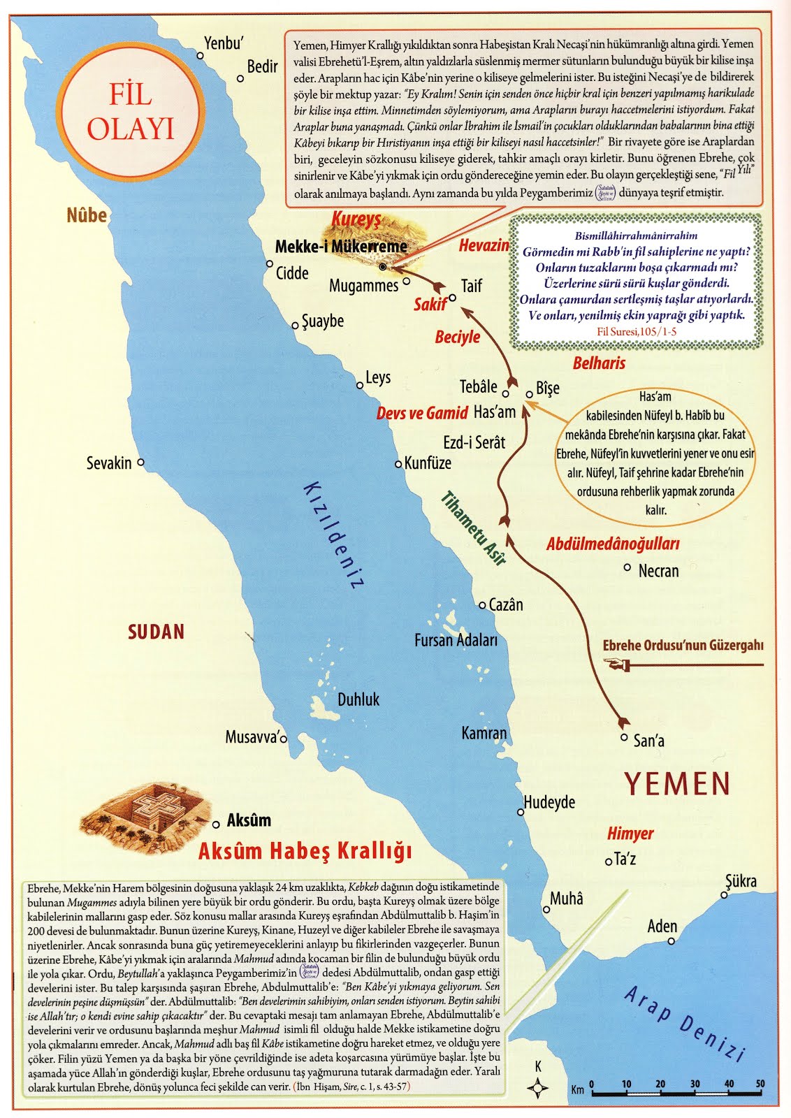 DinDersiOyun.com: Hz Muhammed'in Hayatı Harita ve İnfografik Arşivi