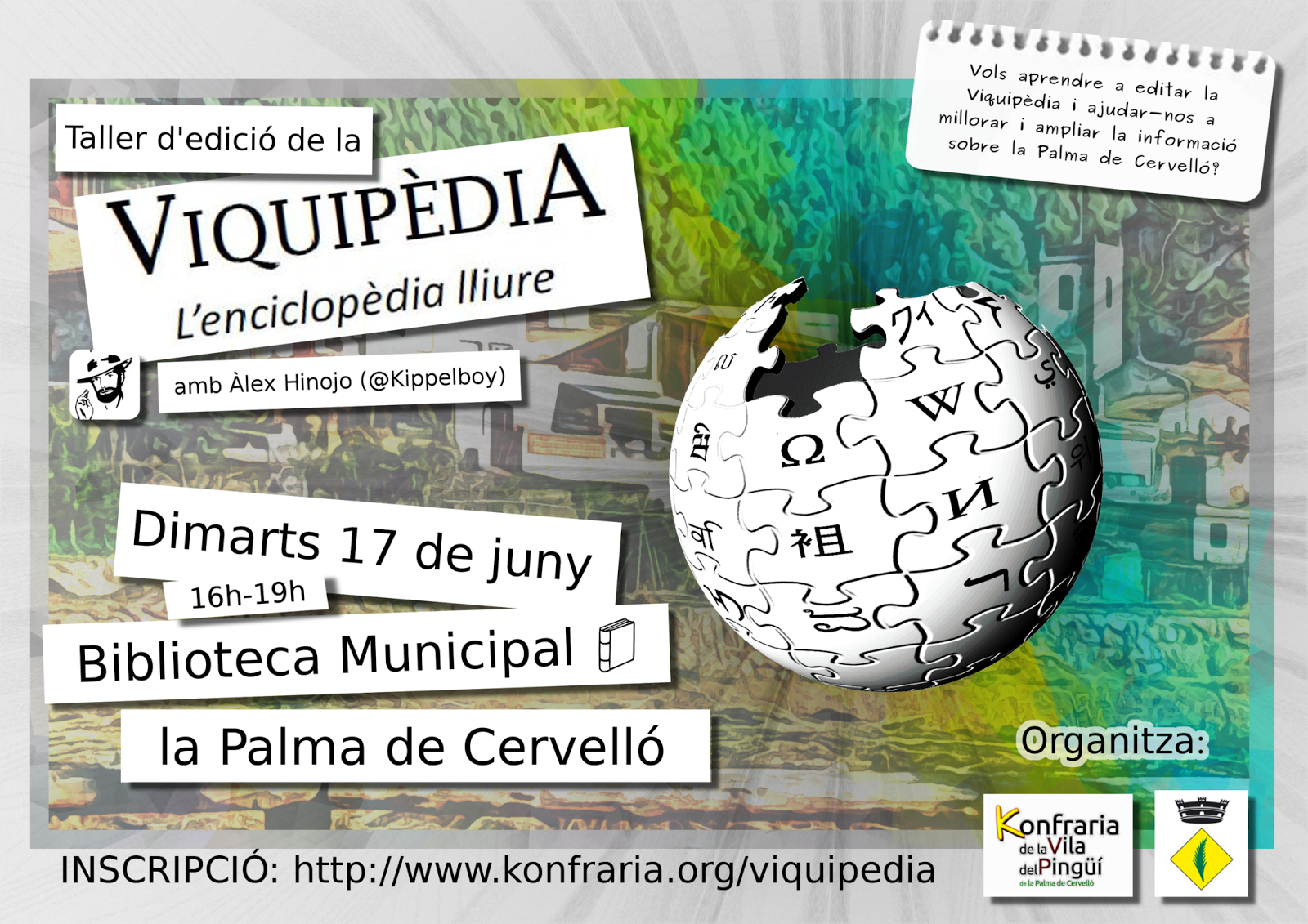BIBLIOTECA MUNICIPAL DE LA PALMA: TALLER d'edició de la VIQUIPÈDIA, l ... BIBLIOTECA MUNICIPAL DE LA PALMA: TALLER d'edició de la VIQUIPÈDIA, l ...