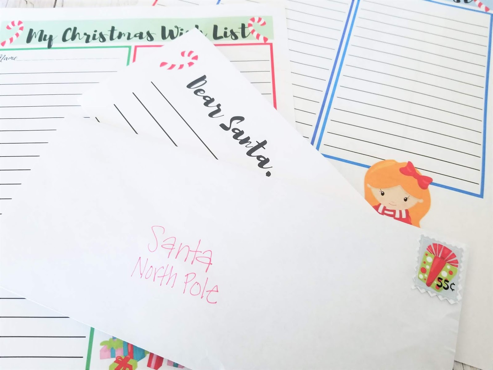 FREE Christmas Wish List and Letter to Santa Printables | Sew Simple Home