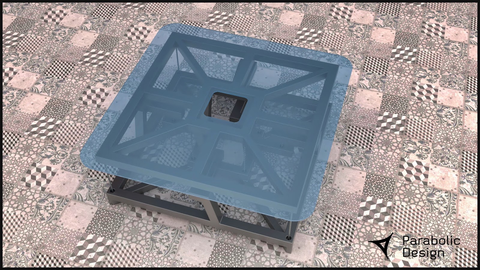 PARAMETRIC STUDY TENSEGRITY TABLES / STOOLS | Parabolic Design