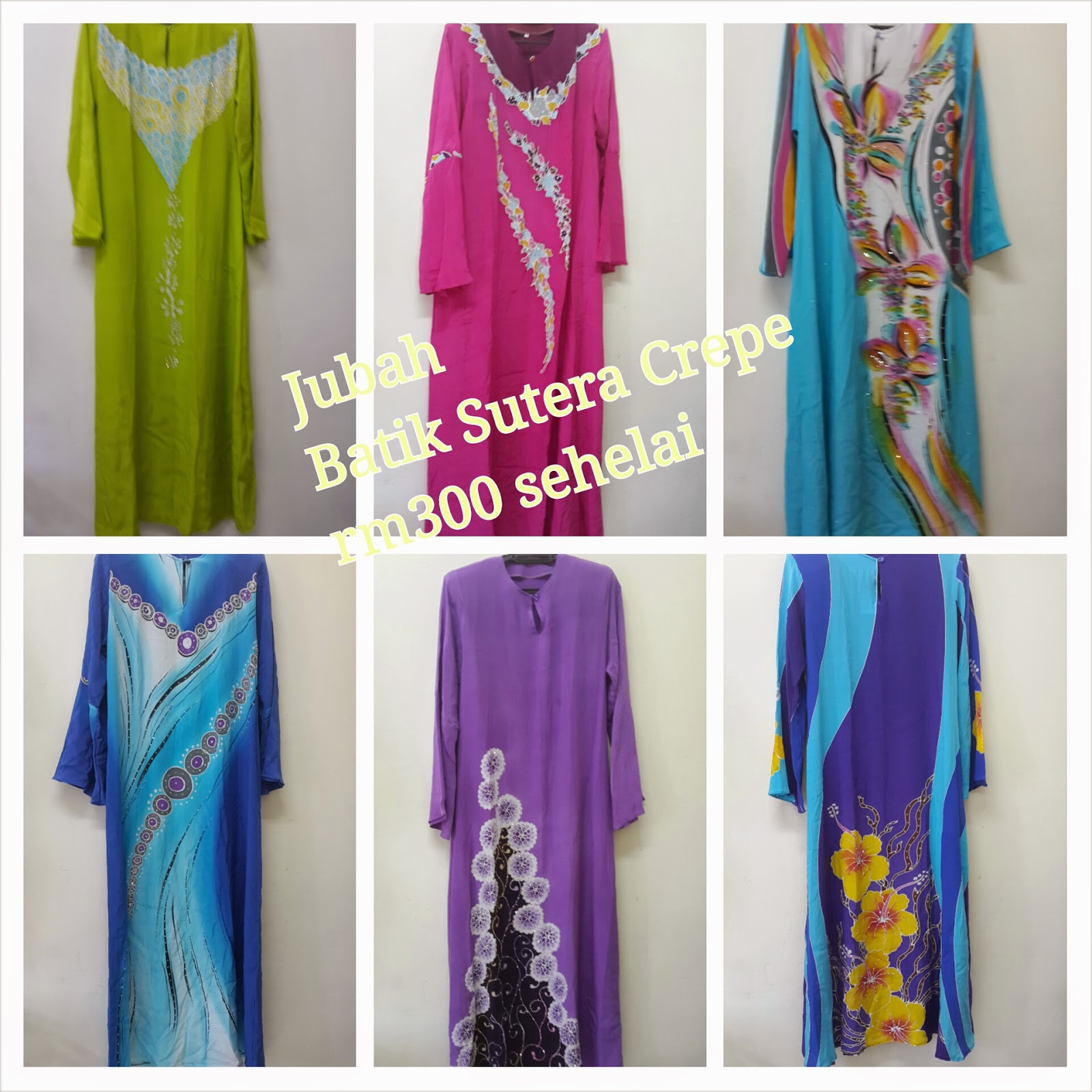 BATIK KELANTAN & TERENGGANU: Jubah-BATIK SUTERA CREPE EXCLUSIVE-RM300 ...