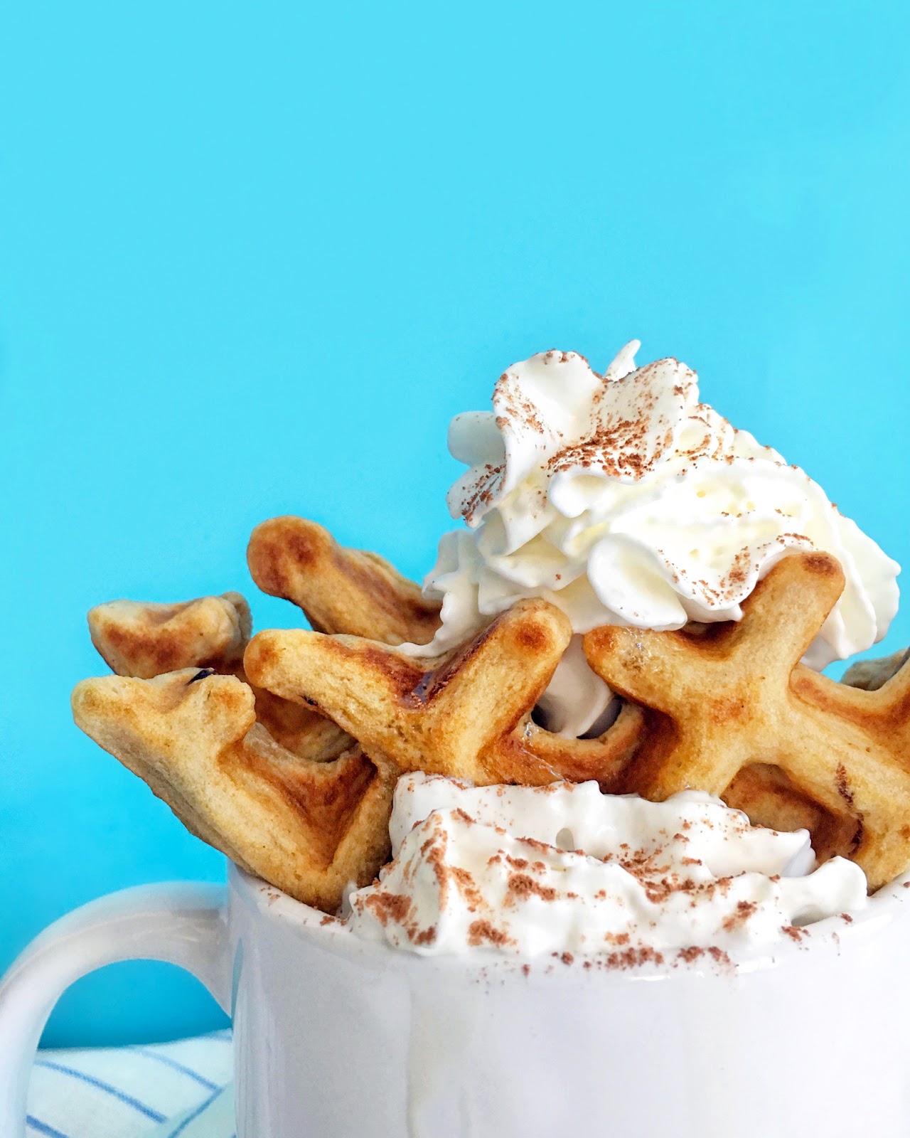 5-Ingredient Iced-Coffee Waffles! / Hey, EEP!