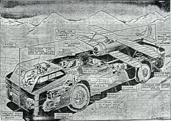 DVN61: Admiral Byrd’s Antarctic Snow Cruiser