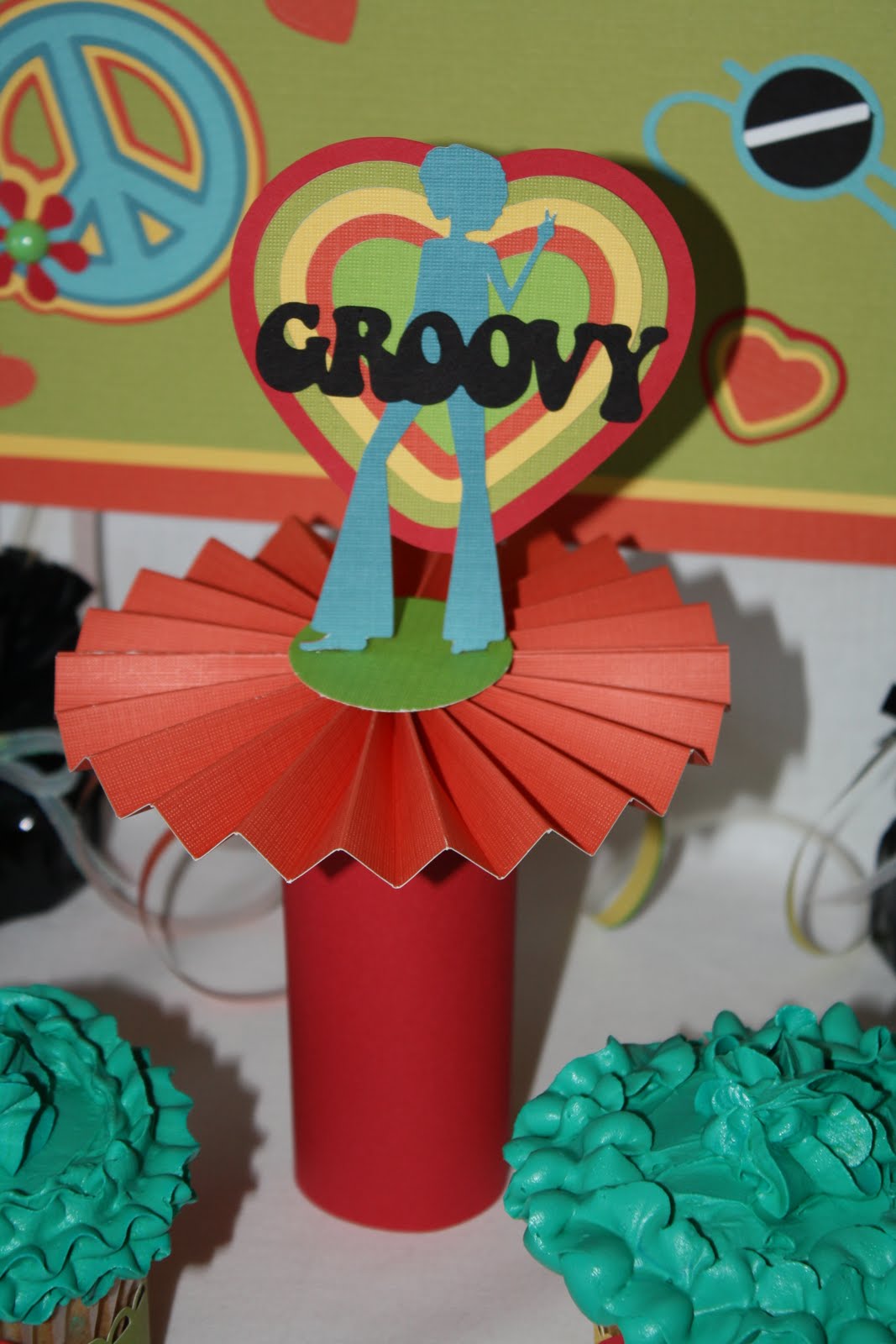 Sweet Delights Paper and More: Gloria's Birthday Blog Hop... Groovy Party