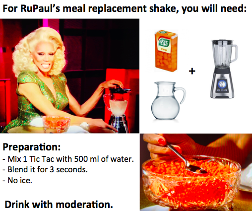 Fast Puzzle 16 RuPaul s Meal Replacement Shake Recipe fast-puzzle-16-rupaul-s-meal-replacement-shake-recipe