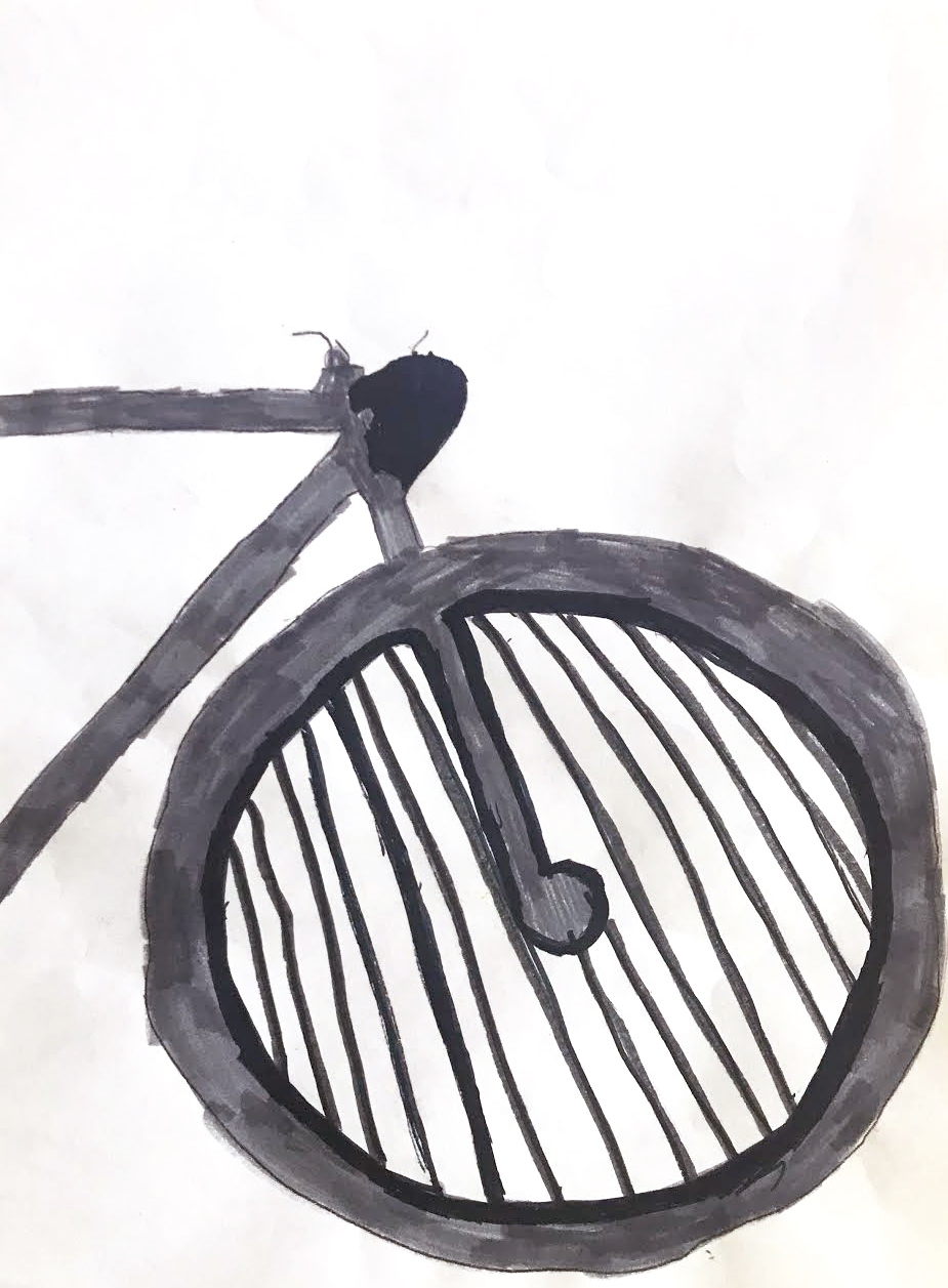 POSITIVE AND NEGATIVE SPACE BICYCLES