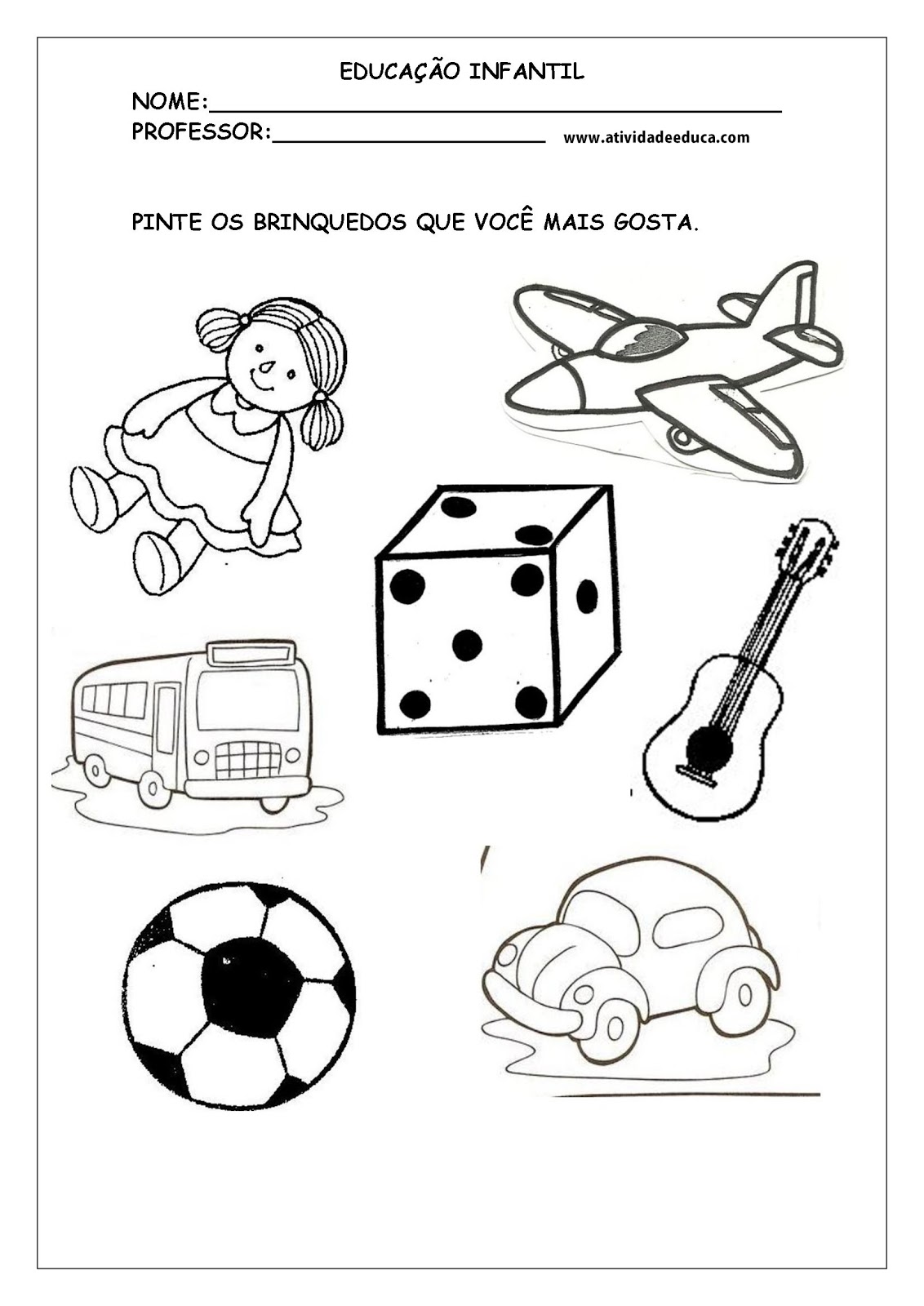 Atividades de Alfabetização: Atividades Infantil