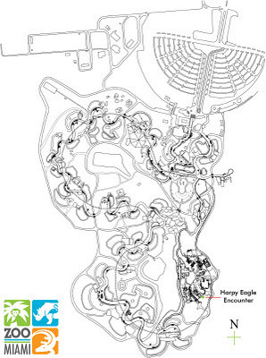 Zoo Tails: Zoo Miami Map - 2012