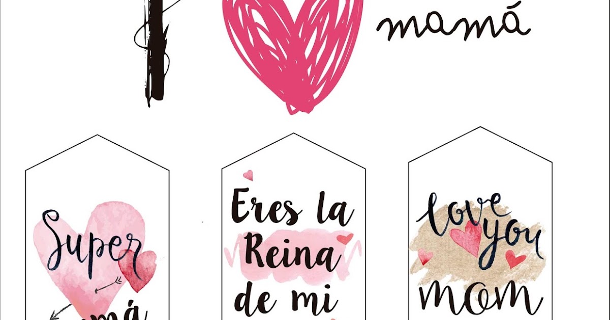 Si quieres aprender, ENSEÑA.: Etiquetas regalos Día de la Madre