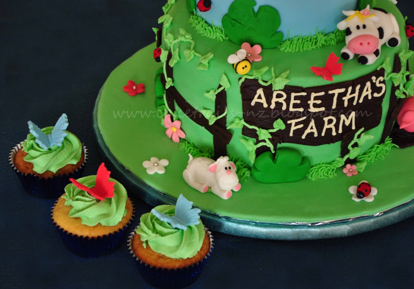 Cake Trails...: Farm cake