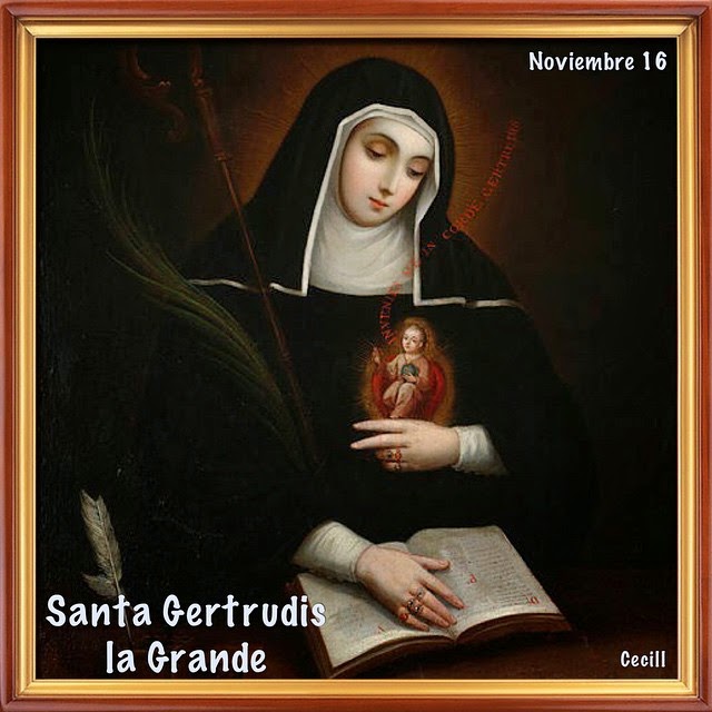 ® Santoral Católico ®: IMÁGENES DE SANTA GERTRUDIS LA GRANDE
