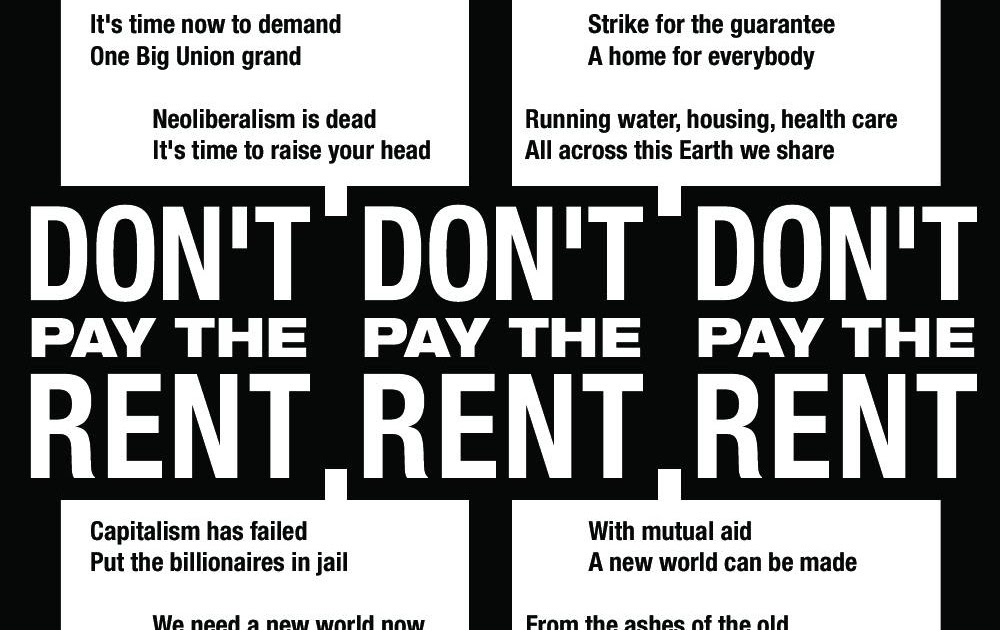 This Week with David Rovics: Rent: Why We Say Don't Pay