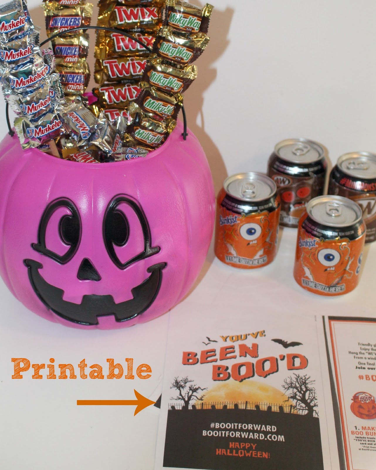 Halloween BOO'ing Kit Tutorial & Candy Bar Brownies Recipe! # ...