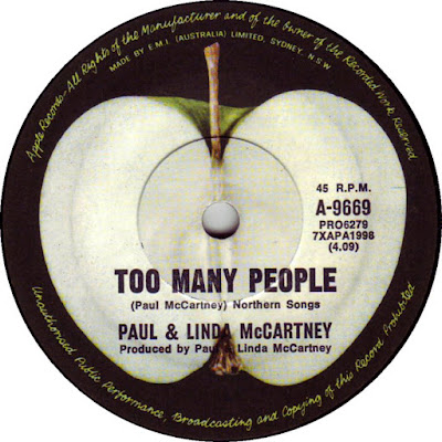 O Baú do Edu: PAUL McCARTNEY - TOO MANY PEOPLE