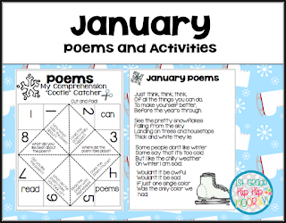 1st Grade Hip Hip Hooray!: January Poems and Activities
