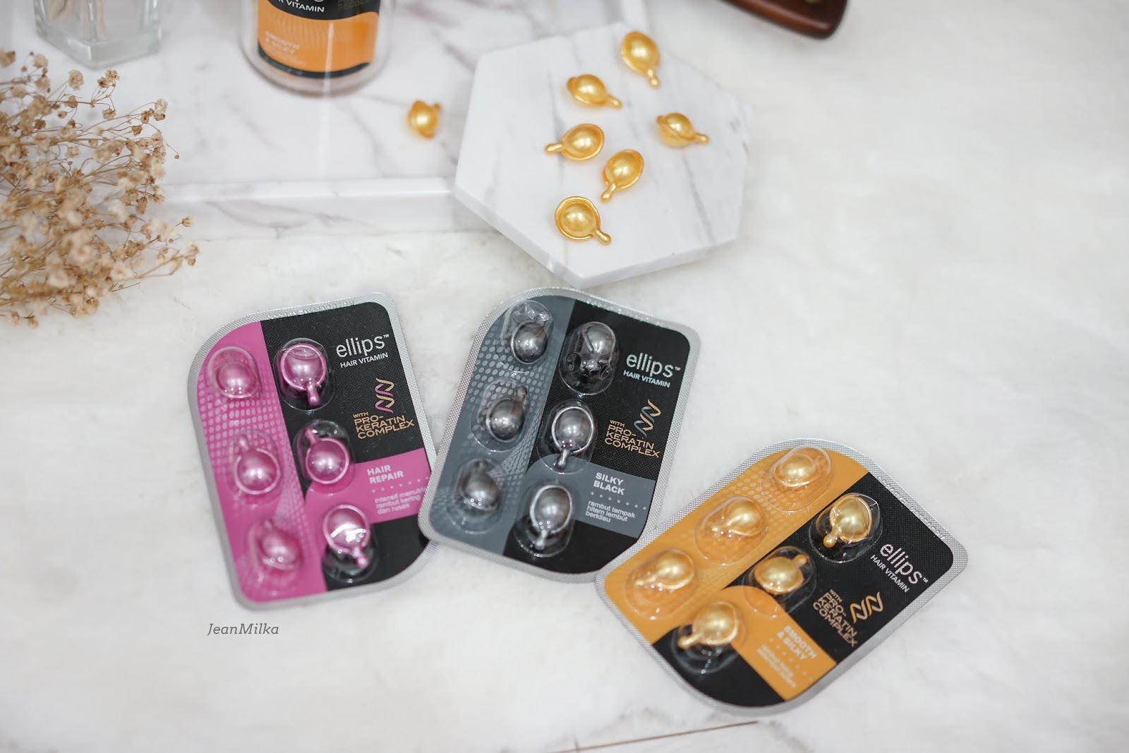 Rambut Sehat, Lembab dan Lembut dengan Ellips Hair Vitamin Pro Keratin ...