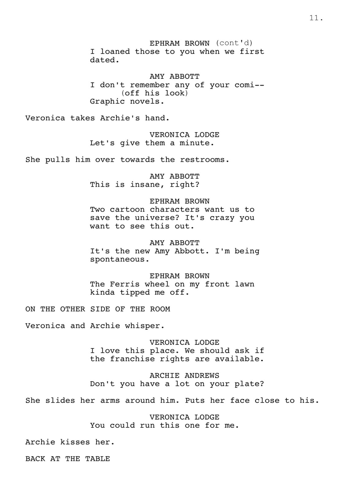 The Bitter Script Reader: CRISIS ON INFINITE TEEN DRAMAS continues with ...