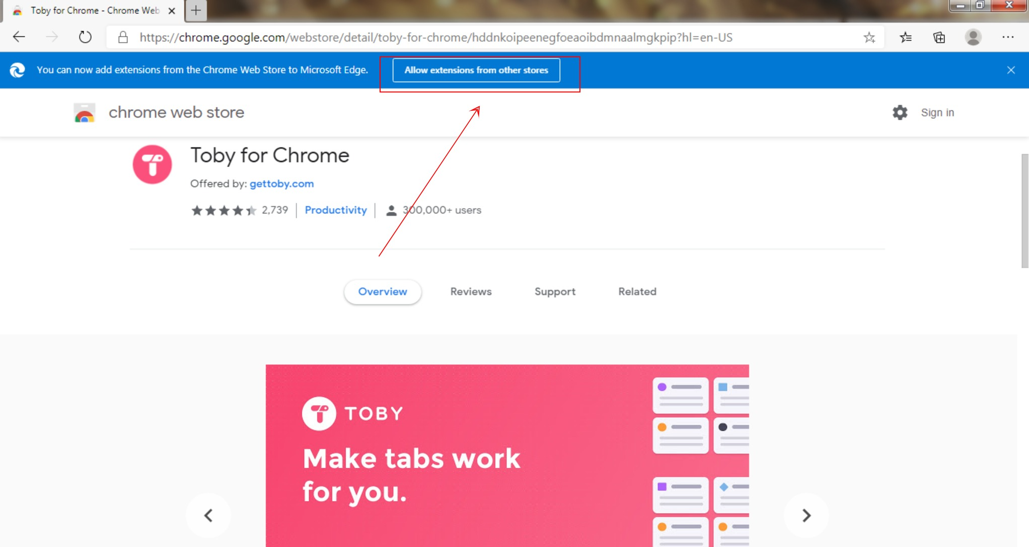 How to save open tabs for later in Microsoft Edge?