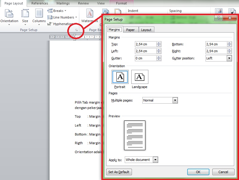️ Cara Mengatur Margin Atas Bawah Di Word