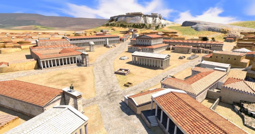 Τα τρισδιάστα μοντέλα της αρχαίας Αθήνας από έναν Έλληνα animator ...