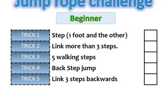 Hoy toca...¡Educación Física!: THE SKIPPING ROPE CHALLENGE!