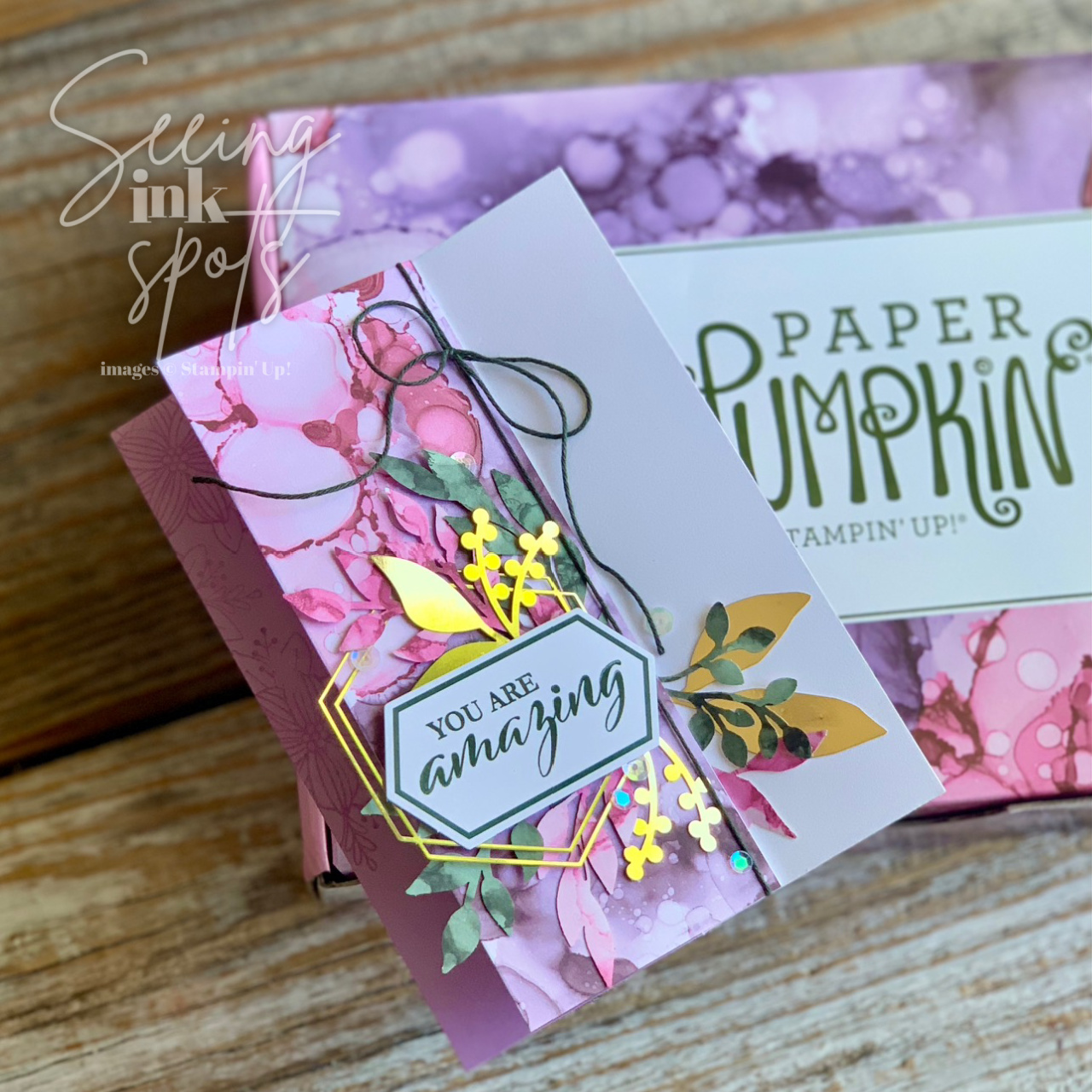 Seeing Ink Spots: Expressions in Color: A Paper Pumpkin Thing