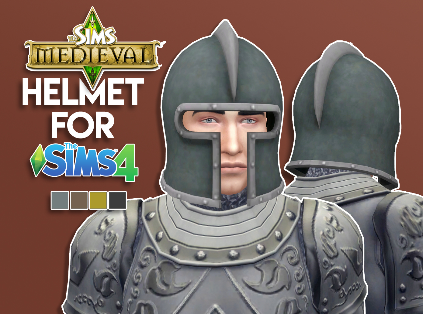 TS4: SIMS MEDIEVAL HELMET FOR SIMS 4 - CONVERSION | History Lover's ...