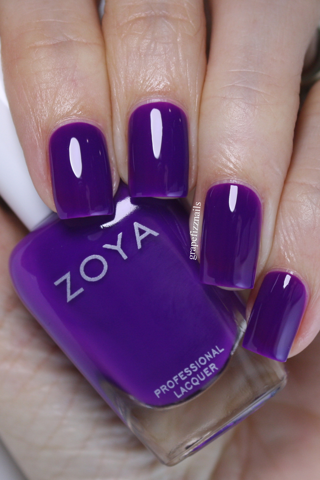Grape Fizz Nails: Zoya Easy Neon Collection 2021