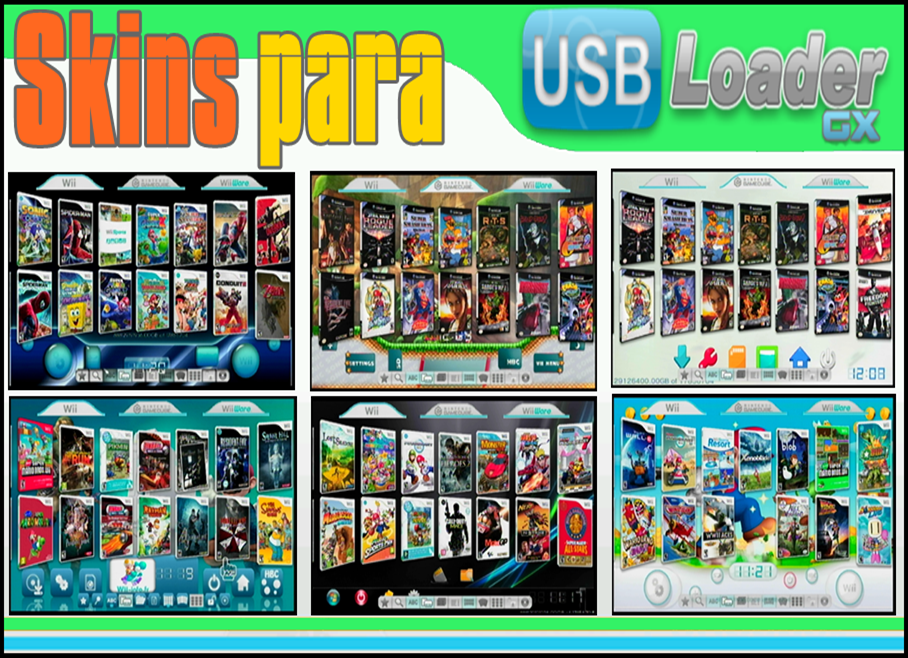 Wii Mod Brasil: Skins para USB Loader GX - Termas Para USB Loader