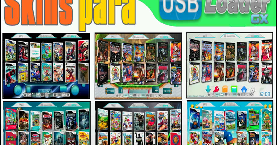 Wii Mod Brasil: Skins para USB Loader GX - Termas Para USB Loader