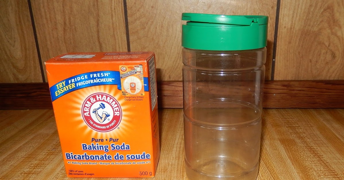Margy Meanders: Repurposed Baking Soda Container