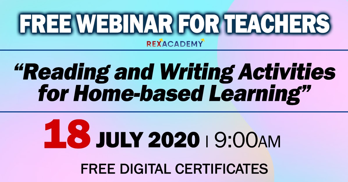 JULY 18: Free Webinar for Teachers (Reading and Writing Activities for ...