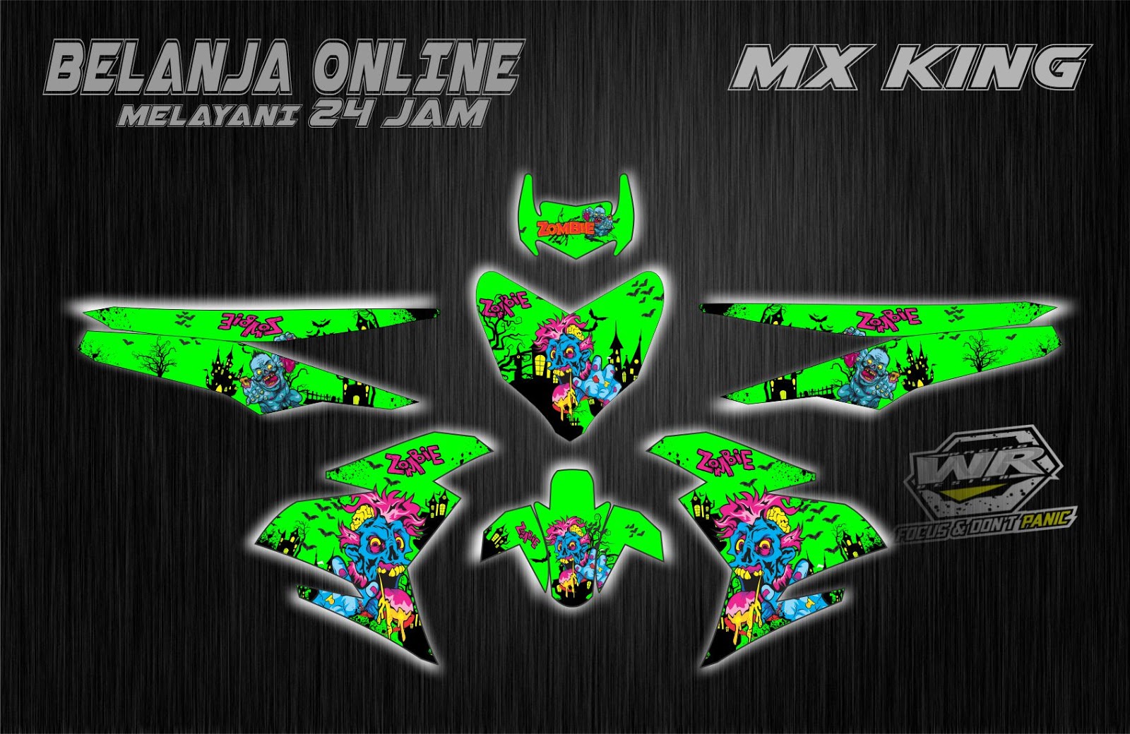 sticker motor mx king - Wiro Sticker Ablam