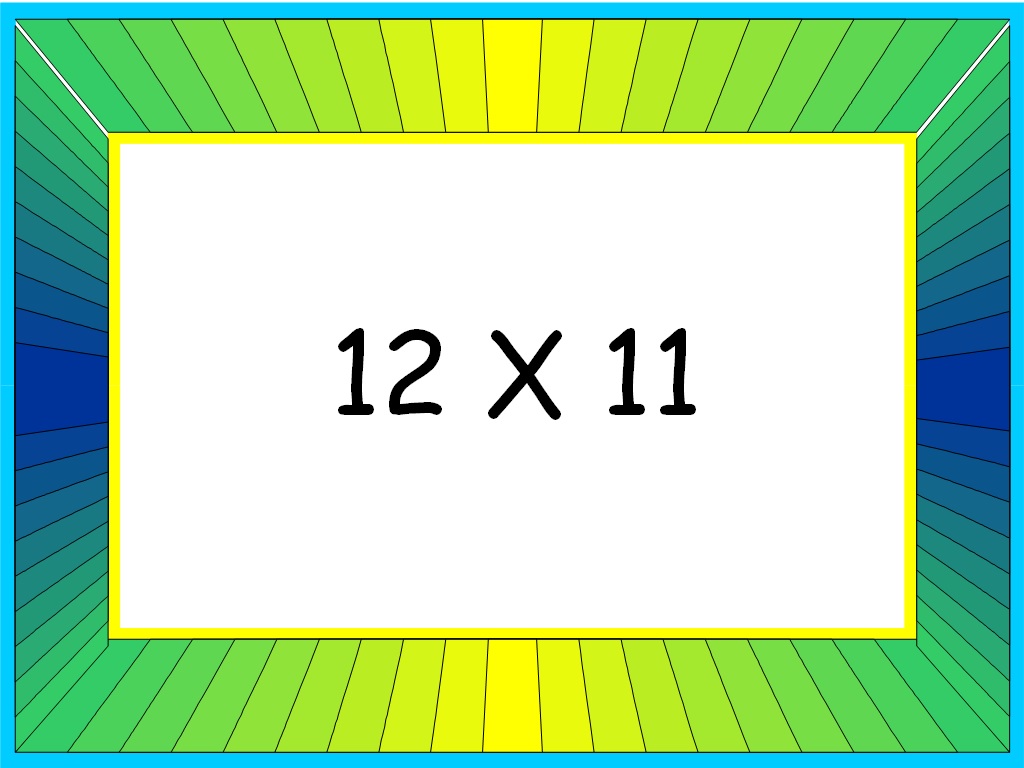 Student Survive 2 Thrive: Math Flash Cards: Multiply by 11 (11 is the ...