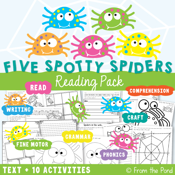 Spotty Spiders - Teach the sp Consonant Blend | From the Pond