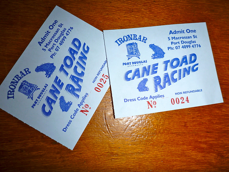 Bull Trekkings: Cane Toad Racing?